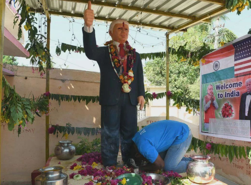 Devotion resurfaced: Trump temple in India goes viral again after US ...