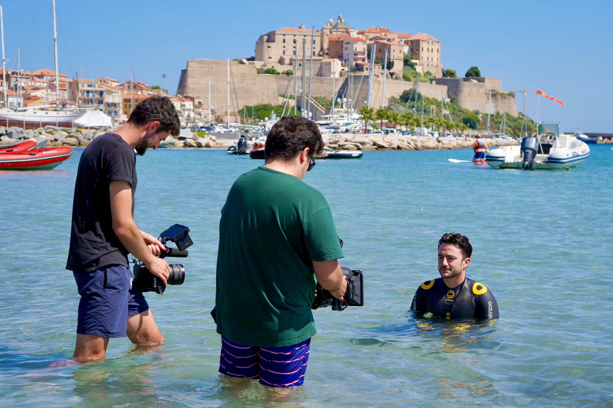 C’est parti pour 180 kilomètres de natation pour Noam Yaron