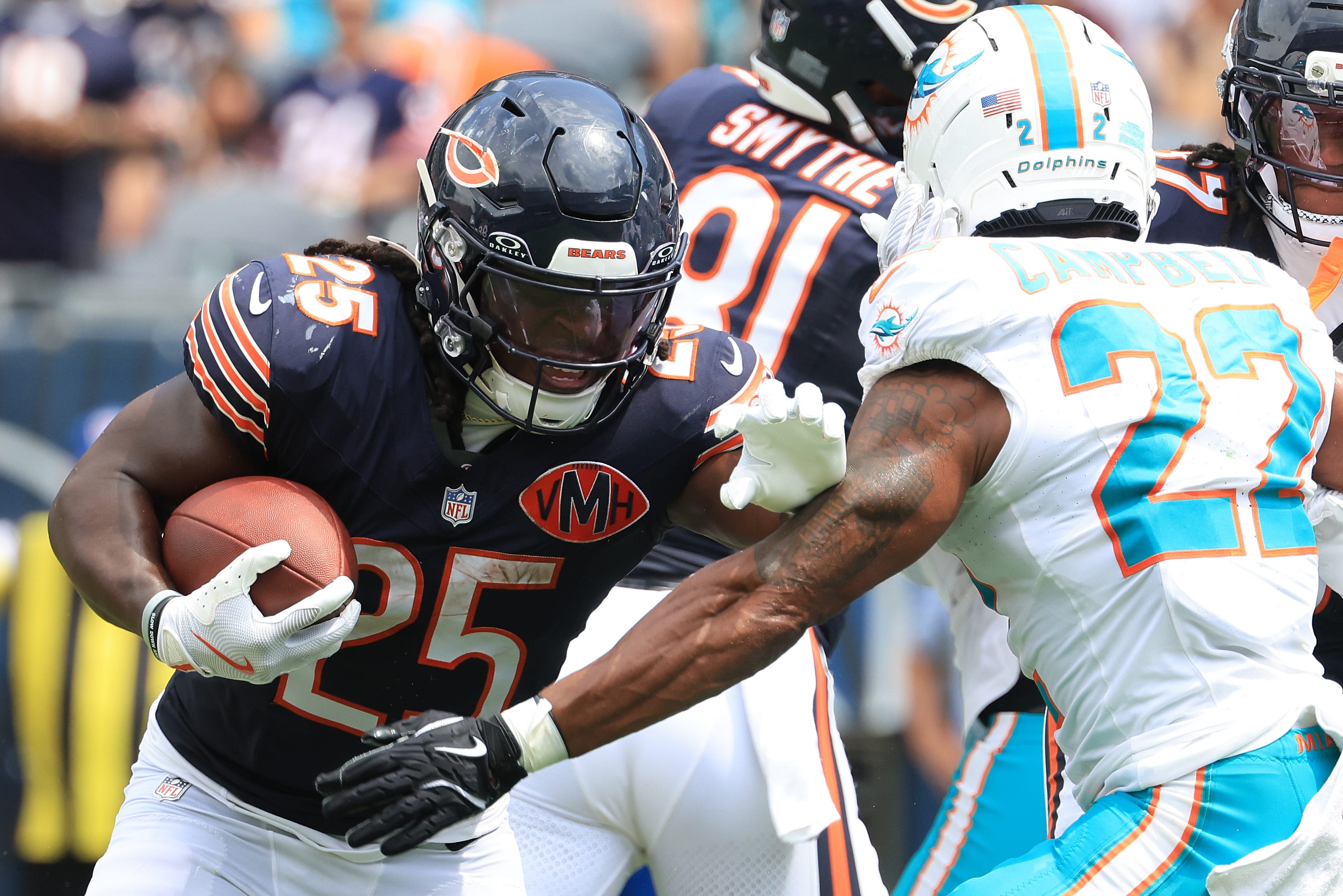 Bears rookie Kyle Monangai sounds off on his first NFL game