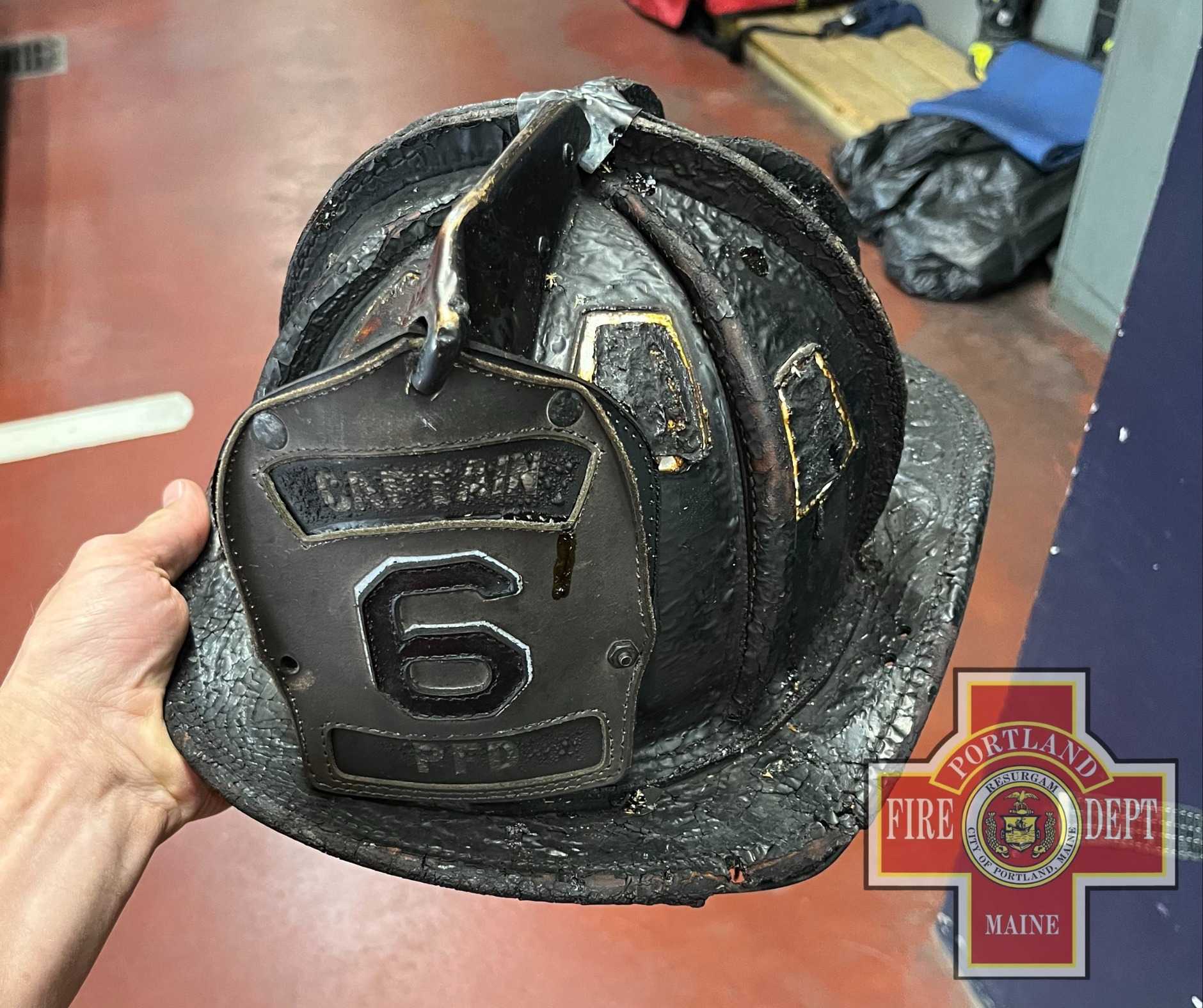 'Risk a lot, save a lot.' Pictures show damage to firefighters' gear ...