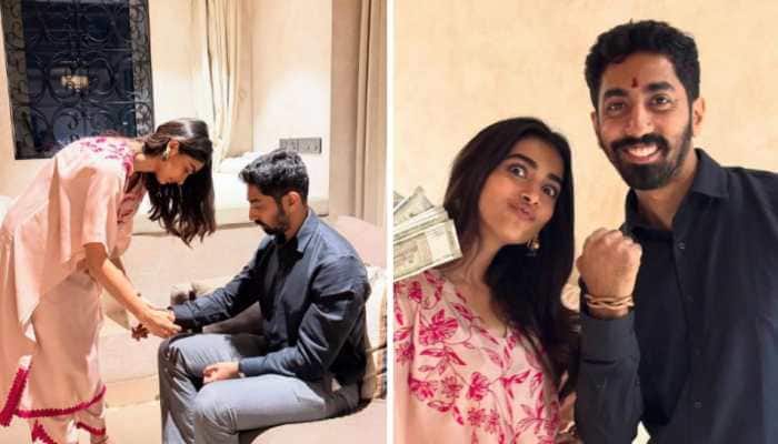 Coolie Actress Pooja Hegde’s Pink Raksha Bandhan Outfit’s WHOOPING ...