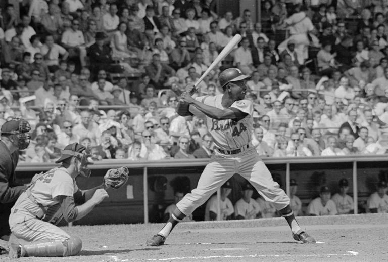 This Day in Braves History: Hank Aaron hits career homer 362, passes ...