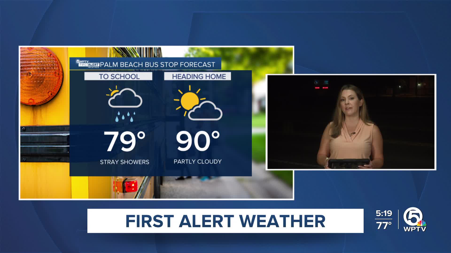 WPTV First Alert Weather Forecast for Morning of Monday, Aug. 11, 2025