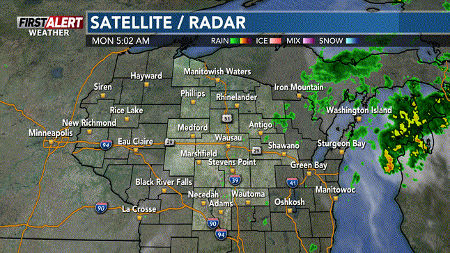 First alert for two rounds of precipitation these next few days