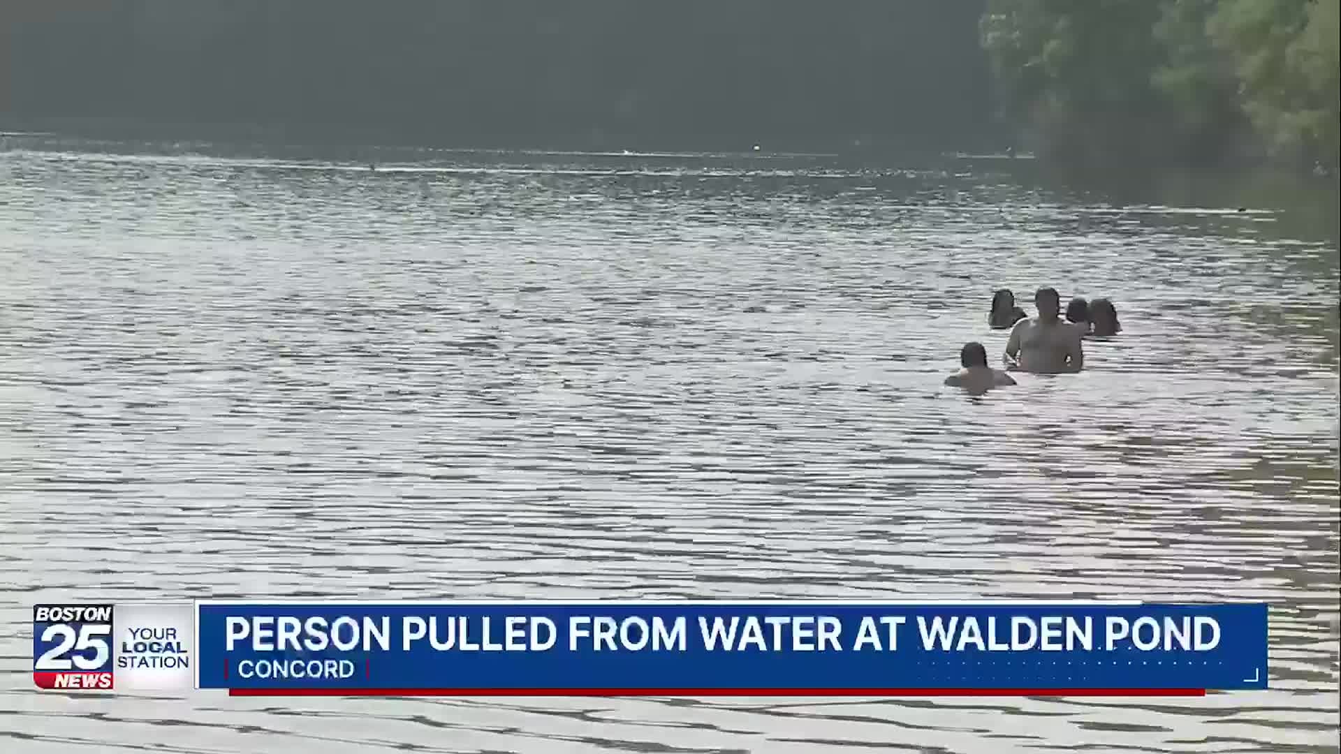 Person flown to hospital after incident at Walden Pond