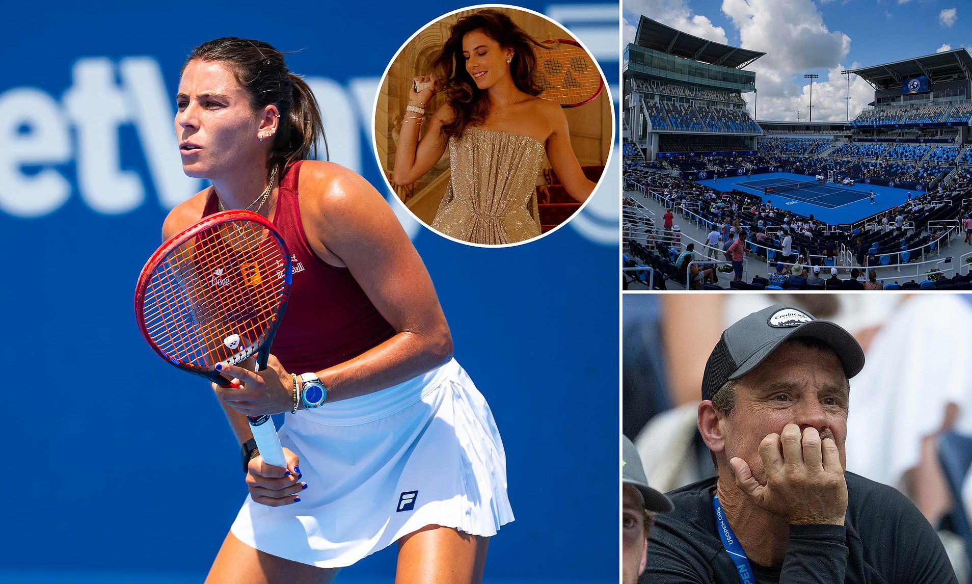 Tennis nepo baby suffers shock first round defeat at Cincinnati Open after dad's £100m upgrades