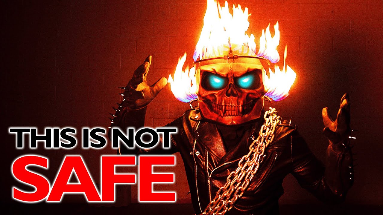 Ghost Rider IRL - Our Flaming Helmet Build Is Insane