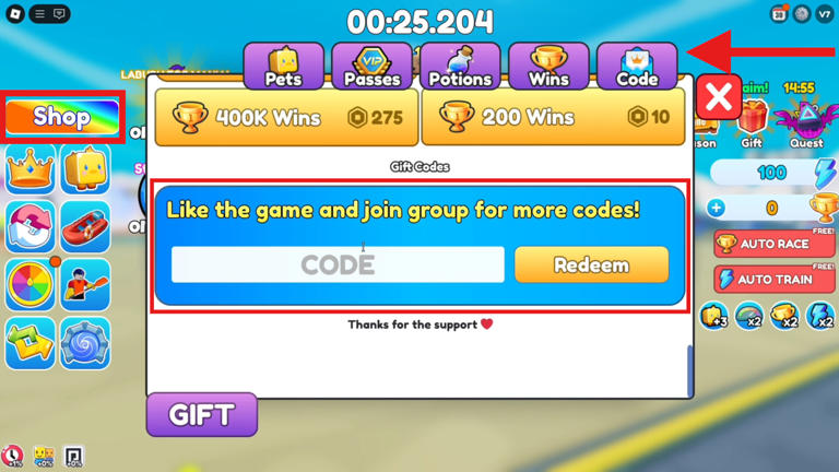 Kayak racing codes (January 2026)