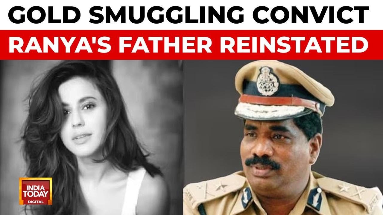 Gold smuggling case: Ranya Rao's father DGP Ramachandra Rao reinstated