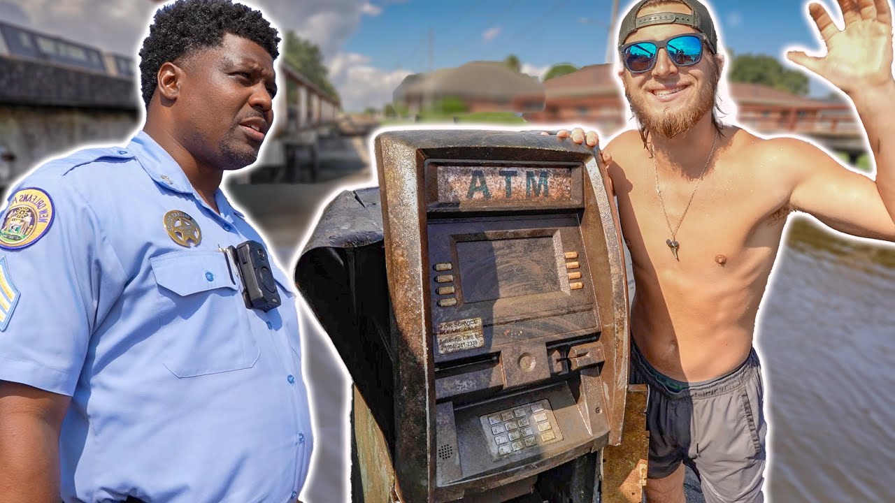Stolen ATM Recovery Turns Magnet Fishing into Police Investigation