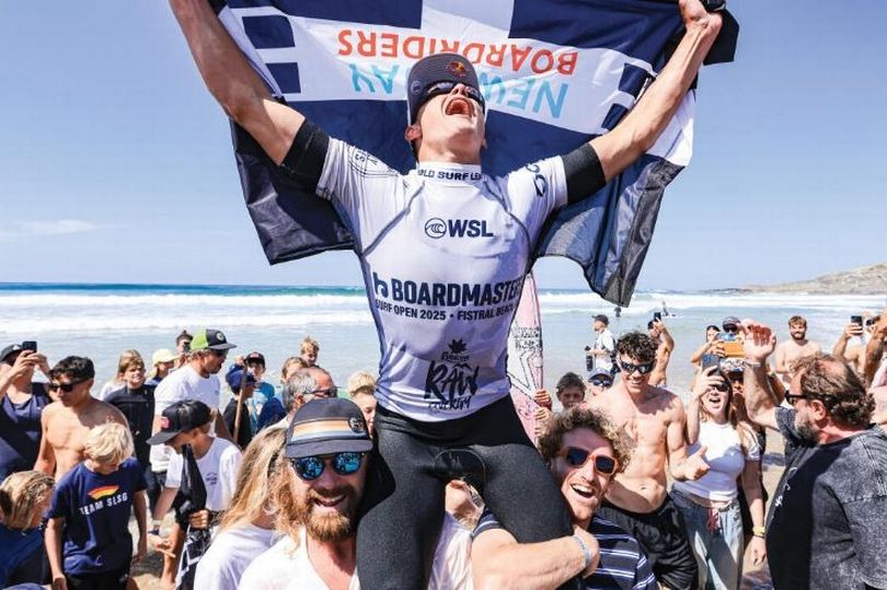 Cornwall's Lukas Skinner wins Boardmasters surf comp two years in a row
