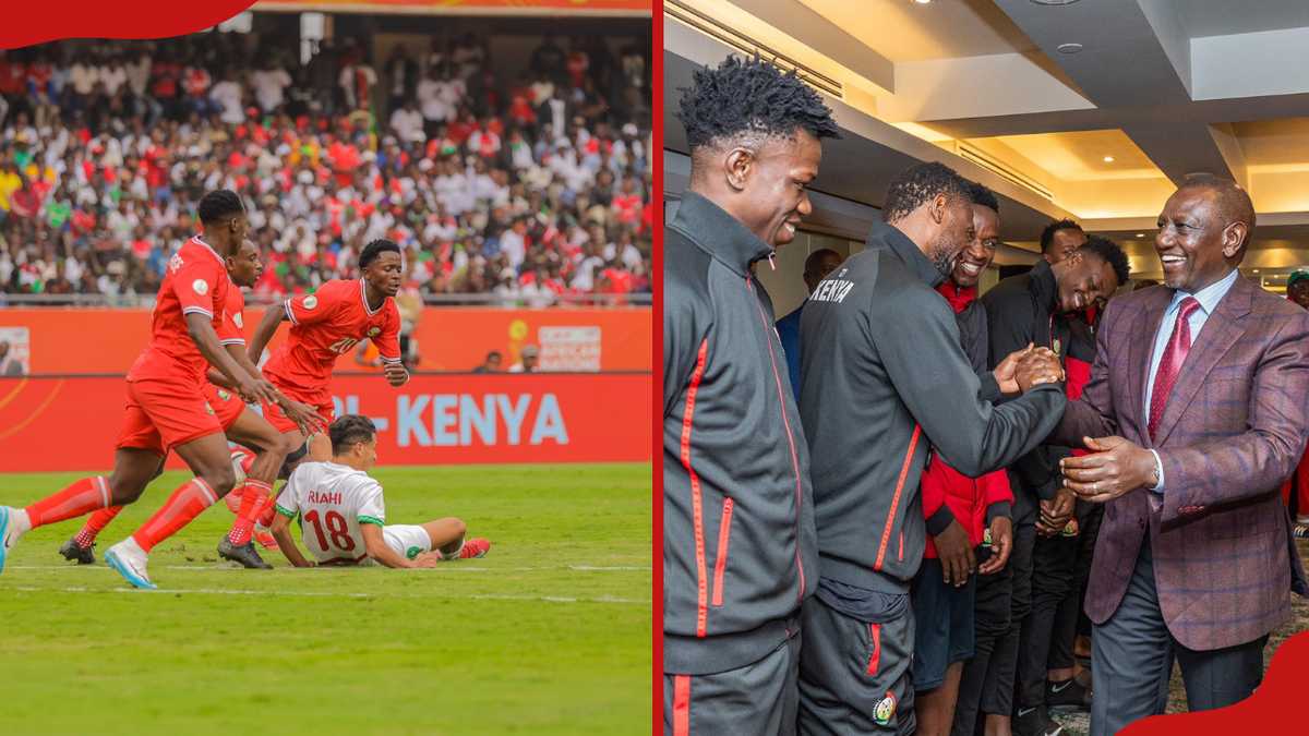 CHAN 2024: Kenyans react as Ruto promises Harambee Stars players KSh 2.5m for next game.