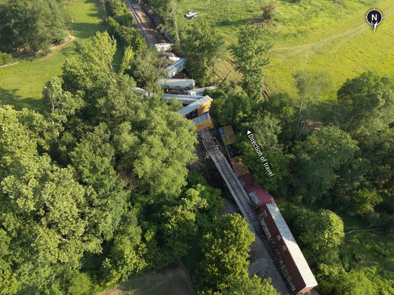 Detouring CN train derailment involved misaligned track: NTSB ...
