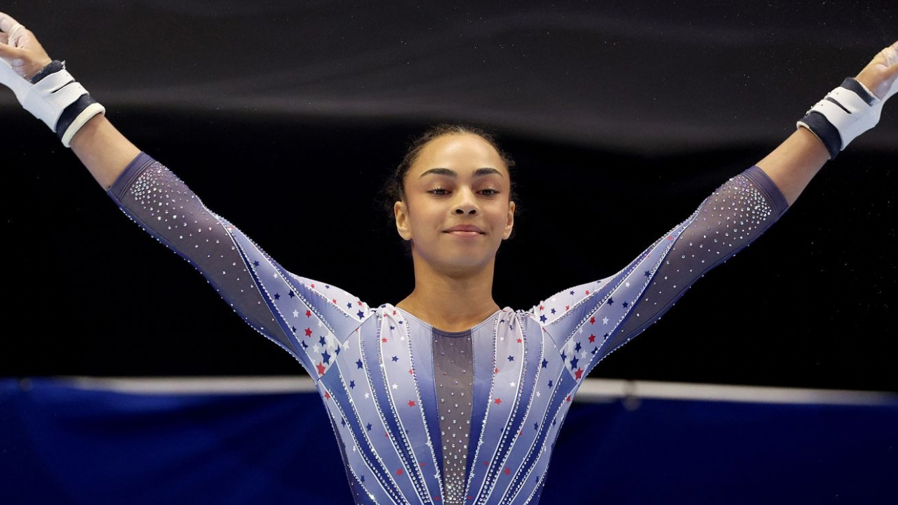 Olympian Hezly Rivera wins 2025 U.S. gymnastics championships to lead ...