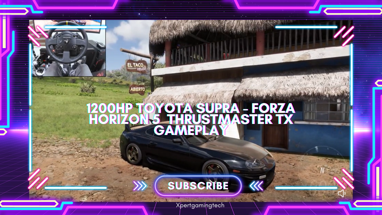1200hp Toyota Supra In Forza Horizon 5 Thrustmaster Tx Wheel Gameplay