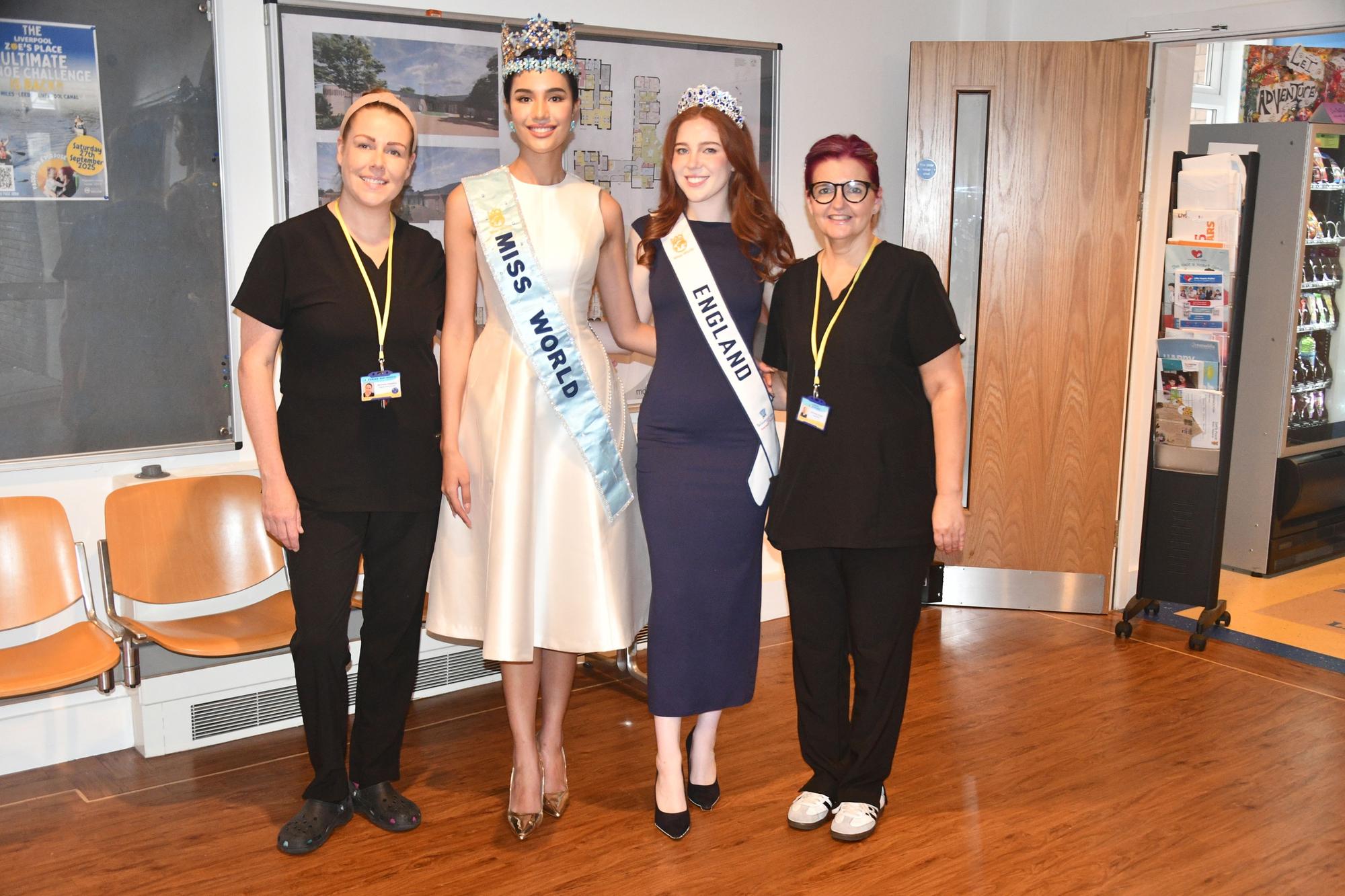 Miss World brings Beauty with a Purpose to Little Lights Baby Hospice ...