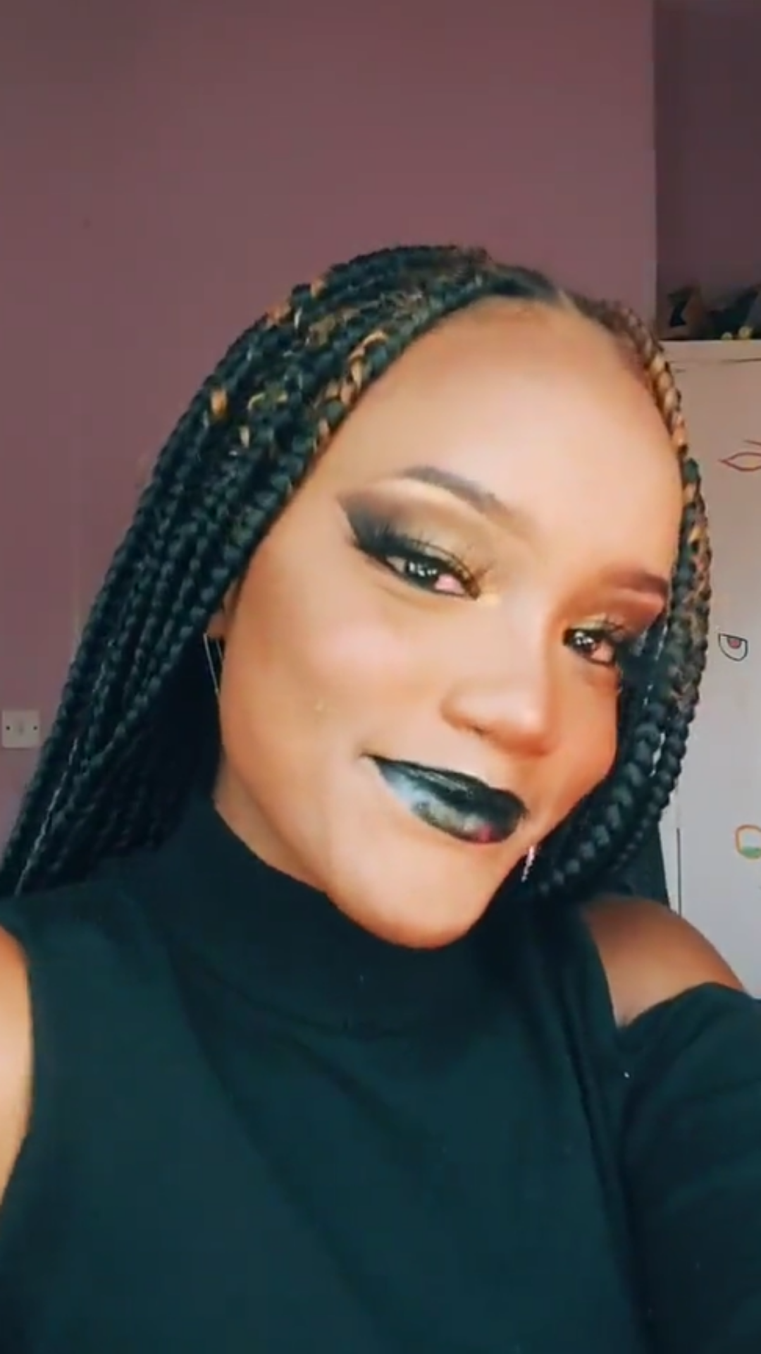 We’re Gonna Try Black Eye Shadow Today