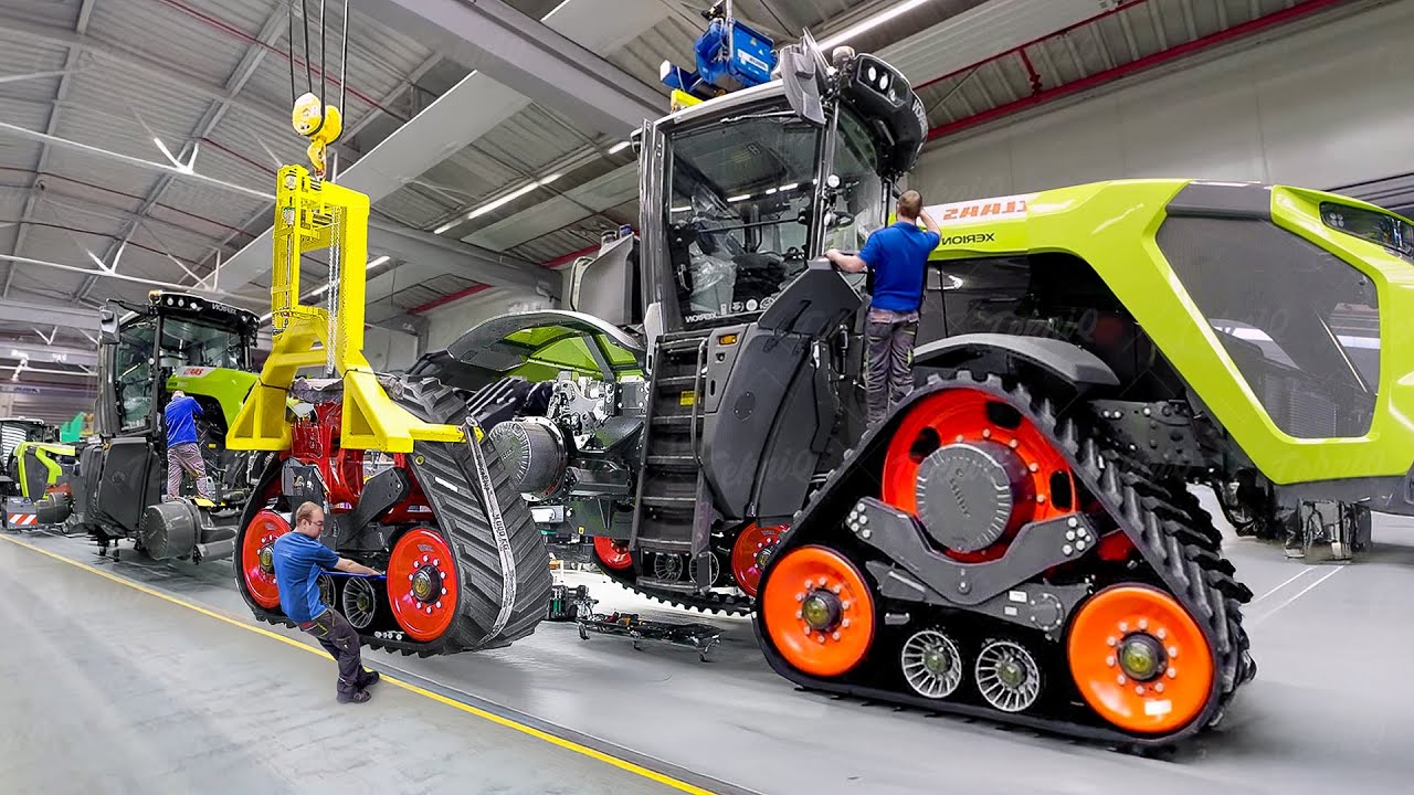 How Germany Builds Millions $ Worth of Ultra Modern Tractors Every Year