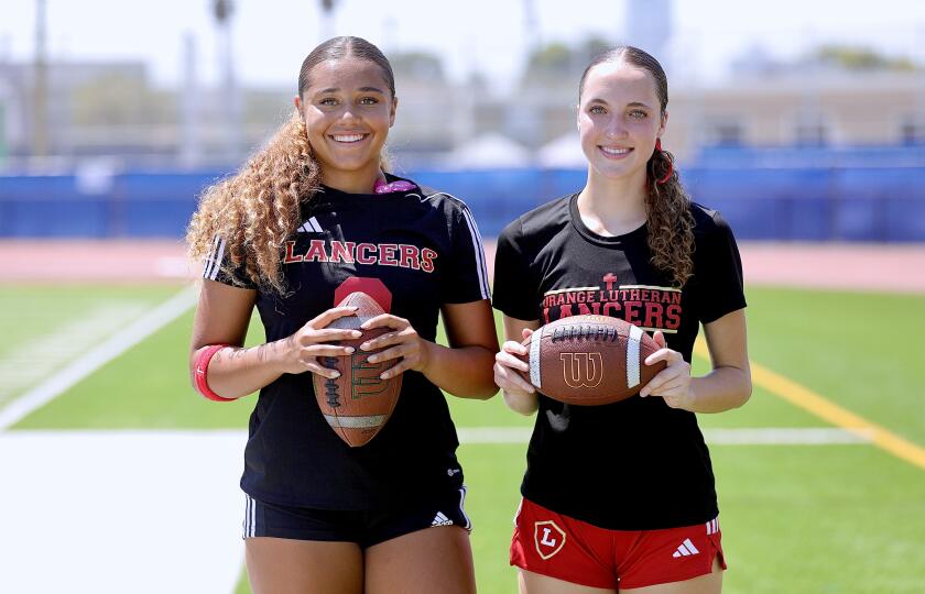 Defending flag football champion Orange Lutheran aims to achieve even ...