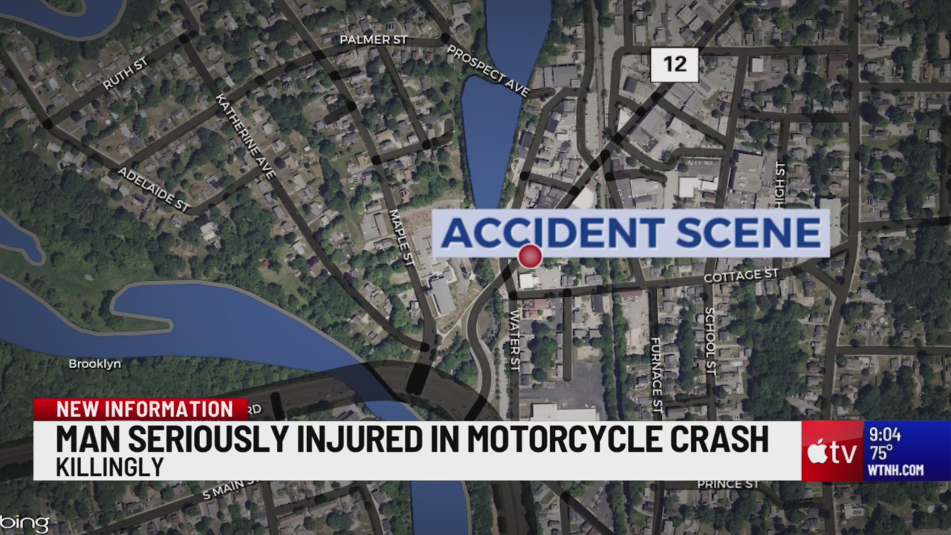 Person injured in crash on Main Street in Killingly