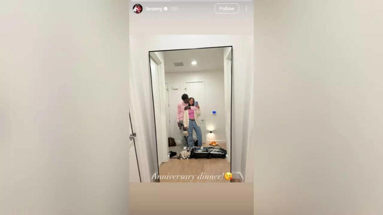 Bronny James marks anniversary with girlfriend Parker Whitfield with ...