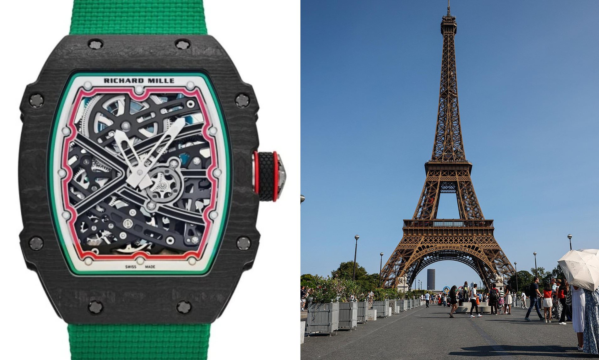 British tourist has £165,000 Richard Mille watch stolen next to Eiffel ...