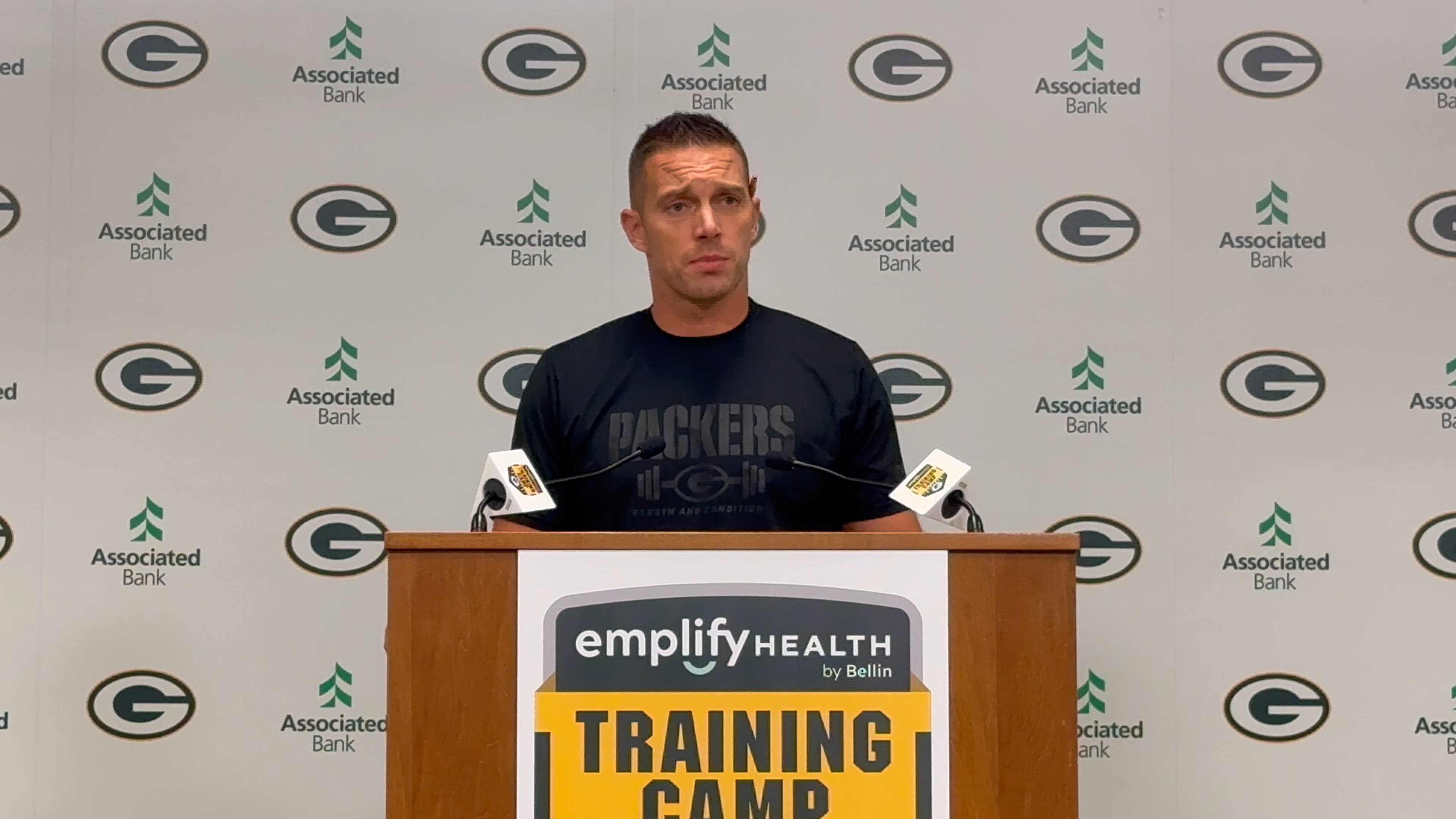 Ryan Downard on Packers S Omar Brown