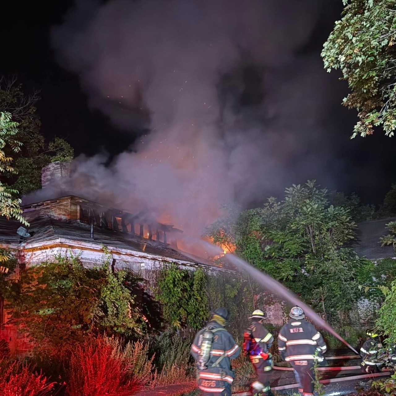 Massive fire rips through vacant building at former institution in ...