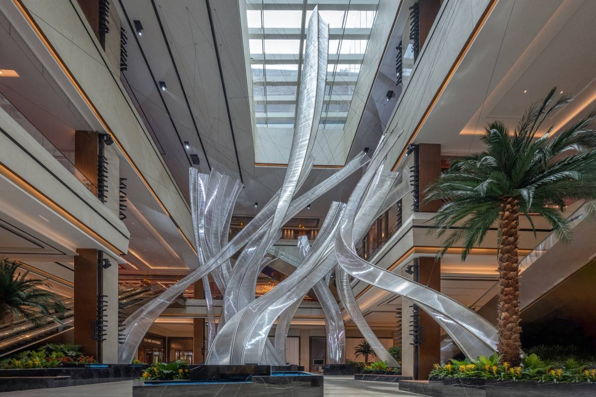 The Mangrove is largest global glass tube installation