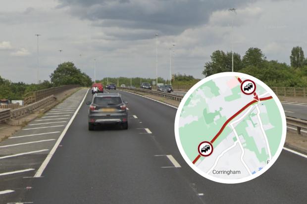 Drivers facing long delays on A13 as Pitsea Flyover blocked by breakdown