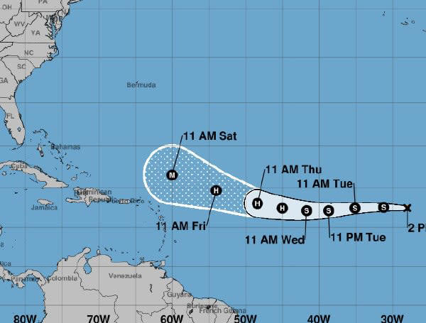 Tropical Storm Erin Forms, Could Become 2025 Season’s First Atlantic ...
