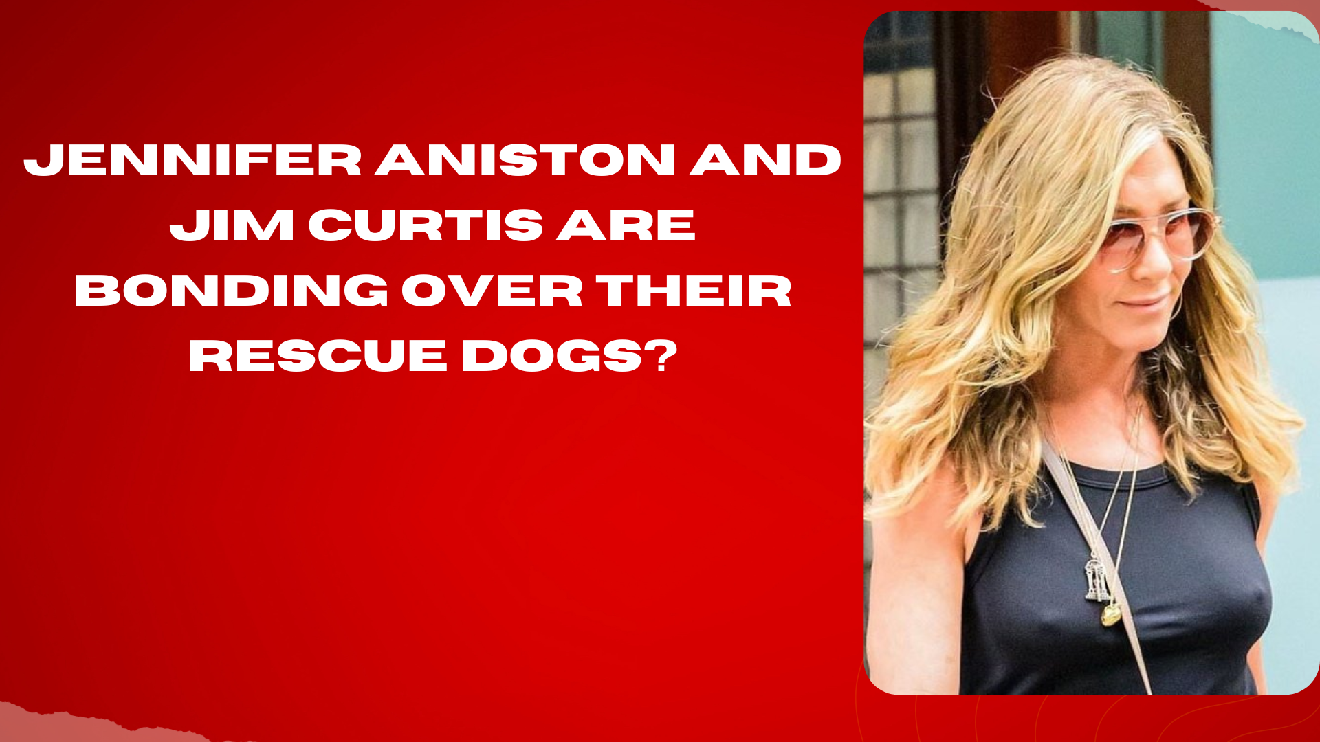 Jennifer Aniston And Jim Curtis Are Bonding Over Their Rescue Dogs?