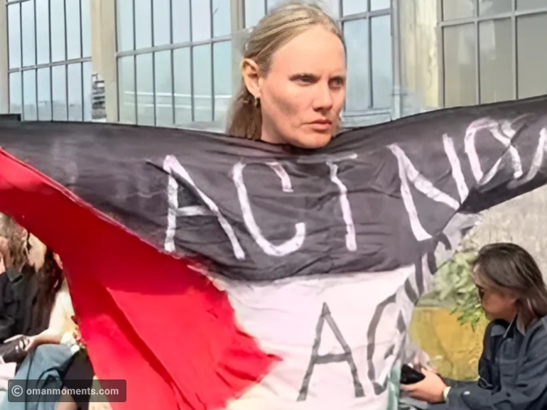 Model Removed from Fashion Show for Raising Palestinian Flag