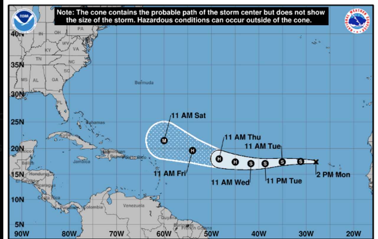 Major Hurricane Possible As Newly Named Tropical Storm Erin Likely To ...