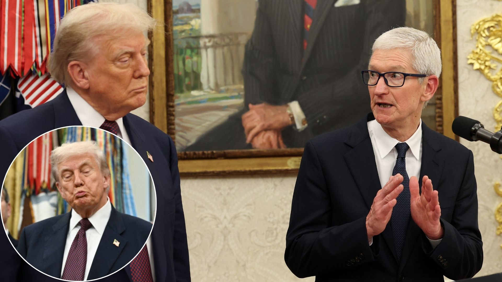 Apple gives Trump golden gift (and its checkbook)