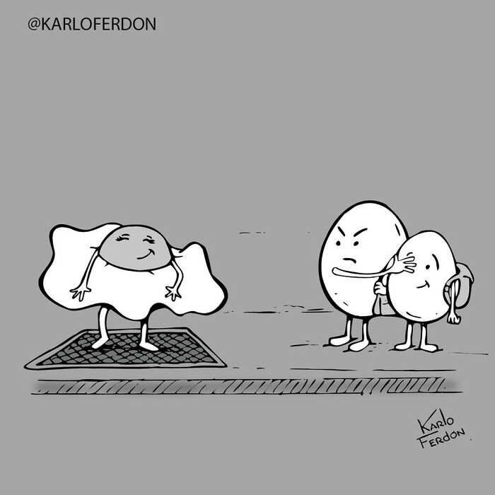 This Artist Makes Humorous One-Panel Comics Without Using A Single Word ...