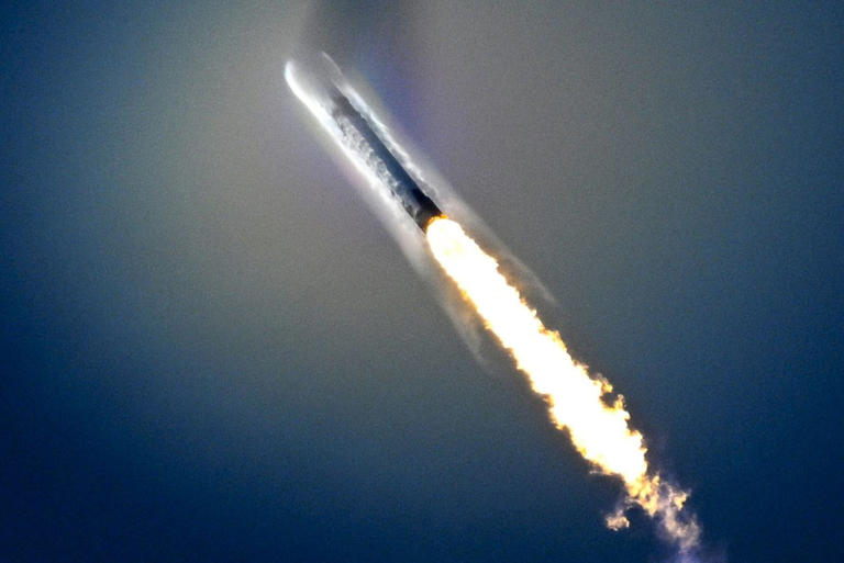 SpaceX launches Amazon Kuiper satellites in 100th 2025 mission