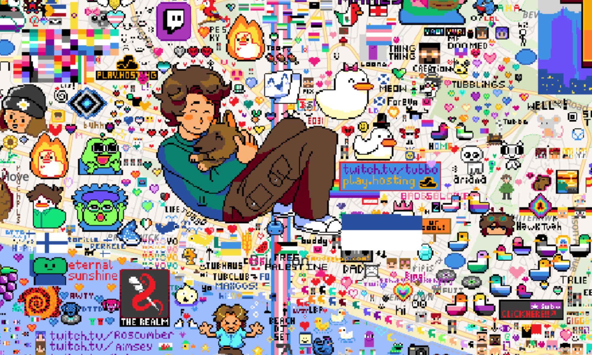 People are using pixel-painting game Wplace to call out transphobia in ...