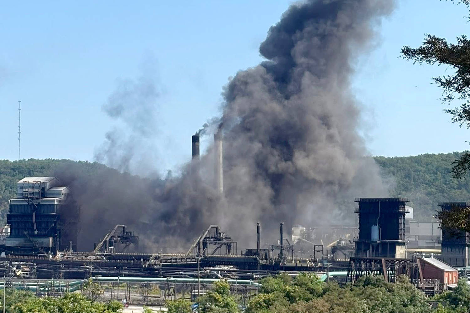 Explosion at a Pennsylvania steel factory prompts rescue operation