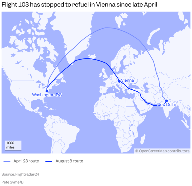 Air India is suspending one of its US routes after Pakistan's airspace ...