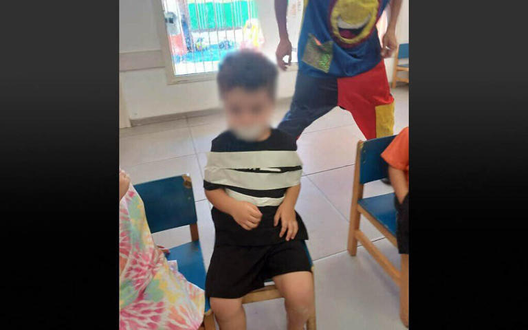Mom files police complaint after seeing pic of child gagged, duct taped ...