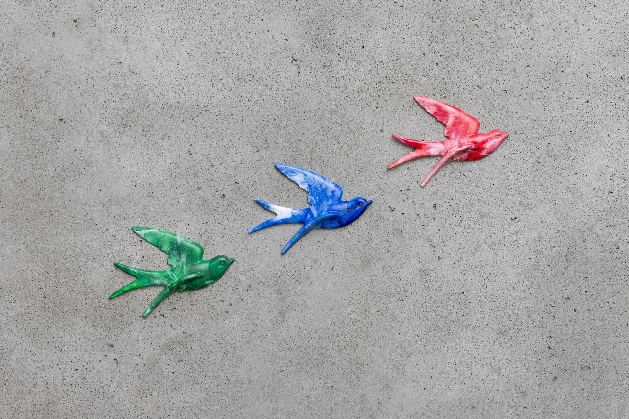 Lucky Swallows: Made in Scotland from recycled ocean plastic