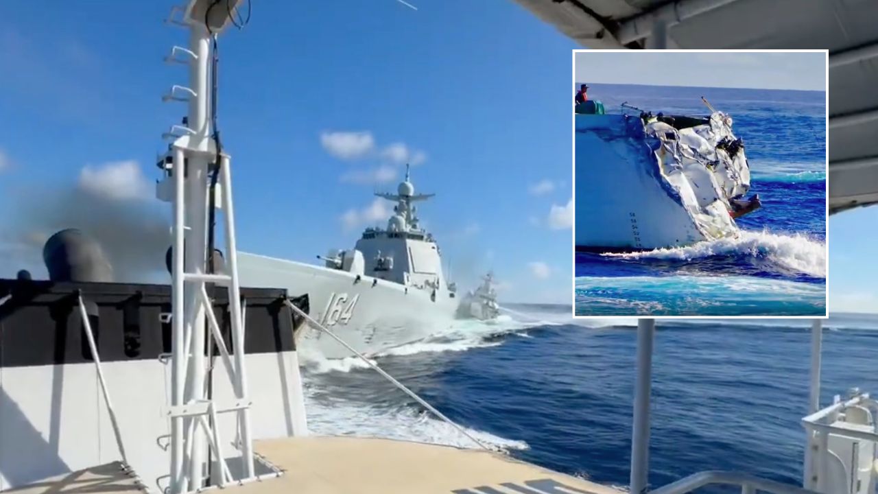 WATCH: Chinese Ships Smash Into Each Other in Chaotic Chase With ...