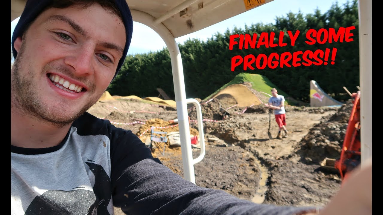 Pump Track Progress at the Compound