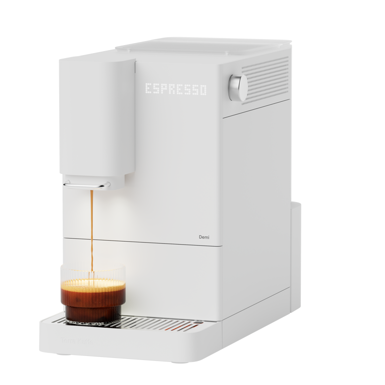 Terra Kaffe's new Demi machine is as small as a pod coffee maker, but ...