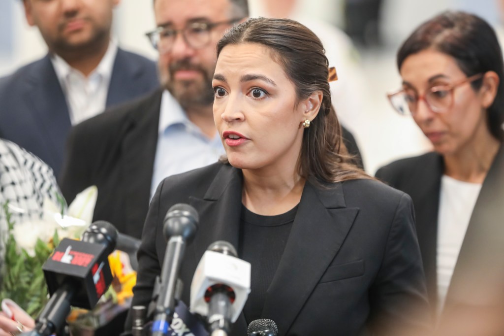 Trump challenges ‘very’ low IQ Crockett and the ‘AOC Plus Three Gang of ...
