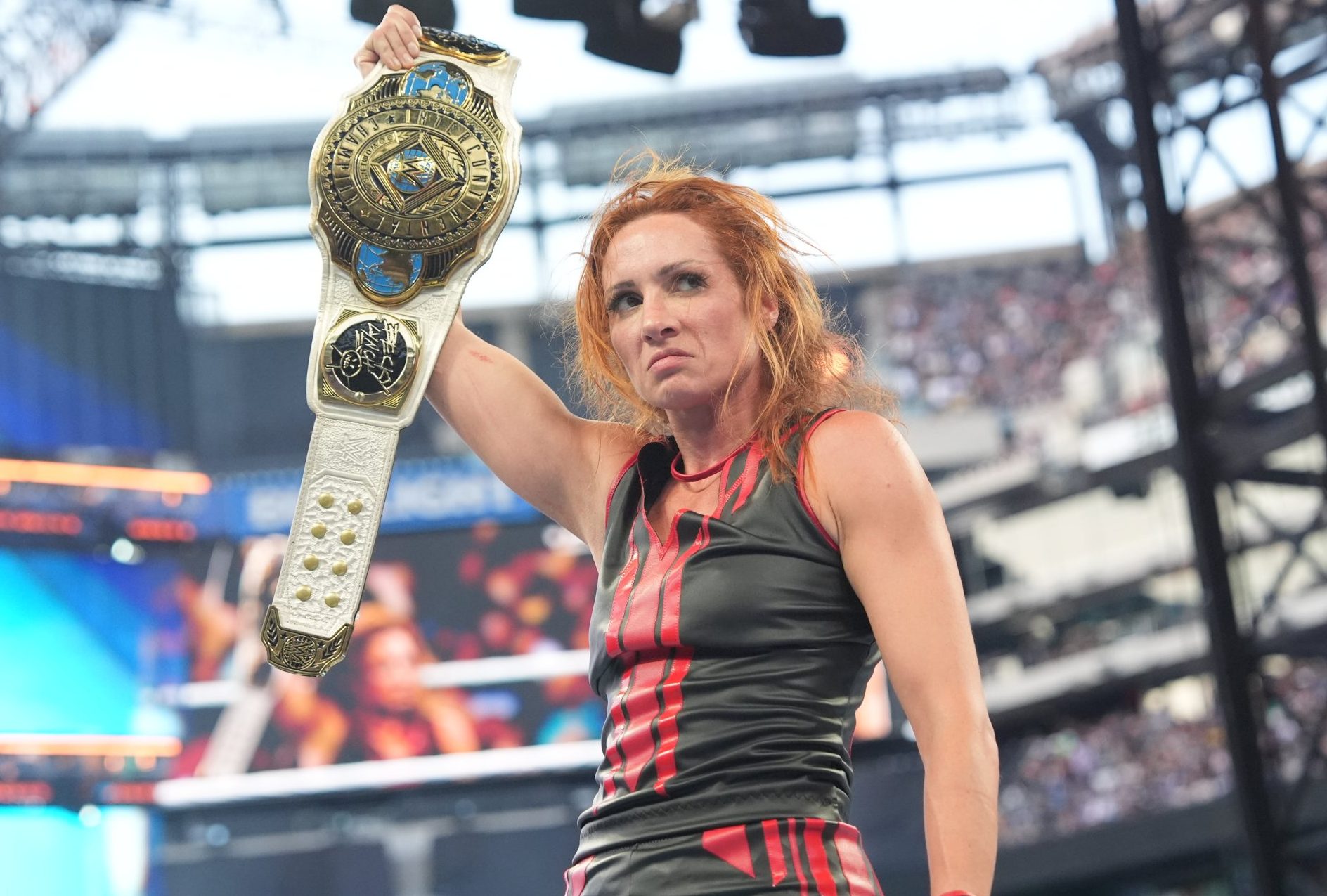 Becky Lynch moved to tears over emotional WWE song