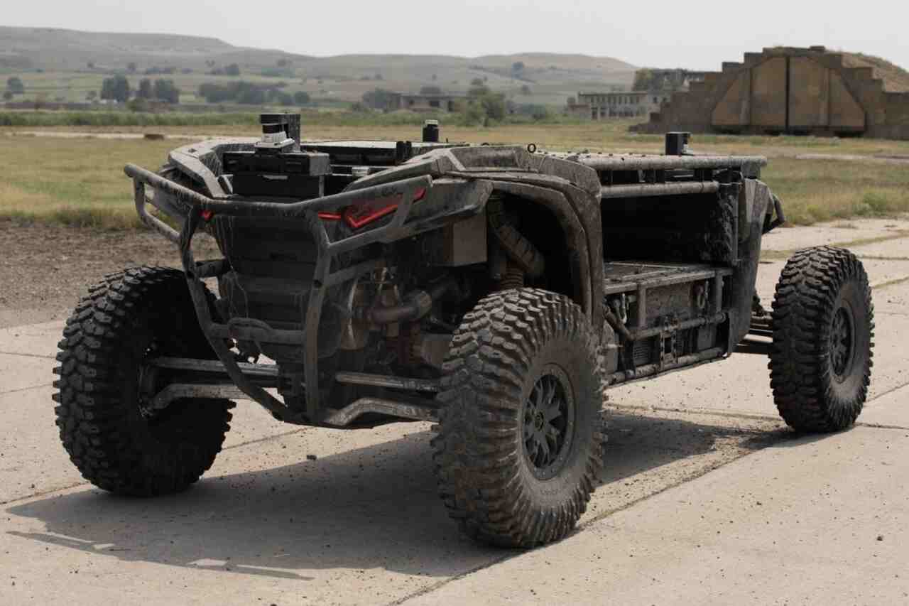 US Army tester landdrone med AI-teknologi i USA