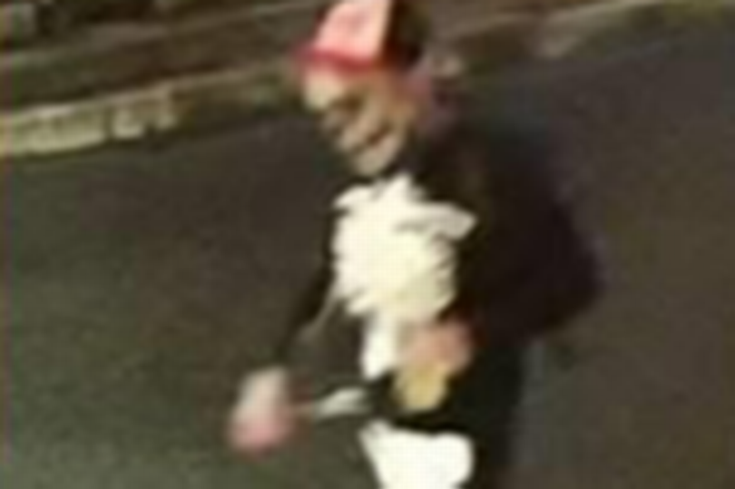 Creepy 'skeleton thief' prowling around Huddersfield at 1am