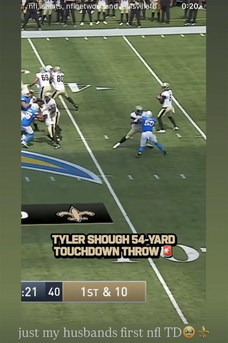 Tyler Shough’s wife proudly celebrates Saints rookie QB’s first ...